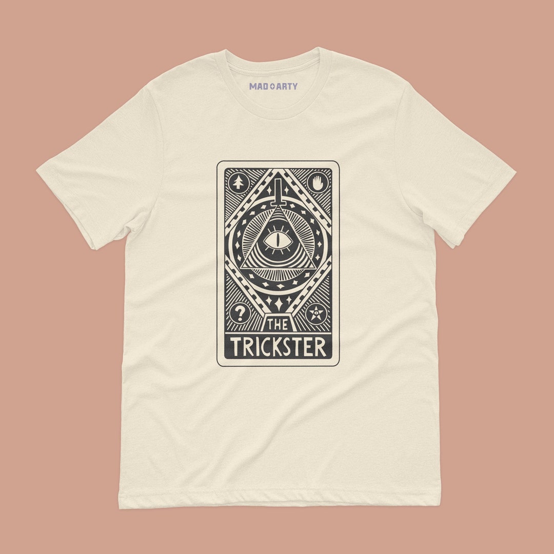 Bill Cipher Tarot Card Tee - Gravity Falls Trickster Shirt - Etsy