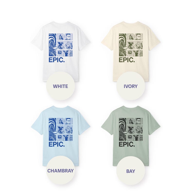 Retro Theme Park T-shirt: Comfort Colors Graphic Tee | Epic Universe ...