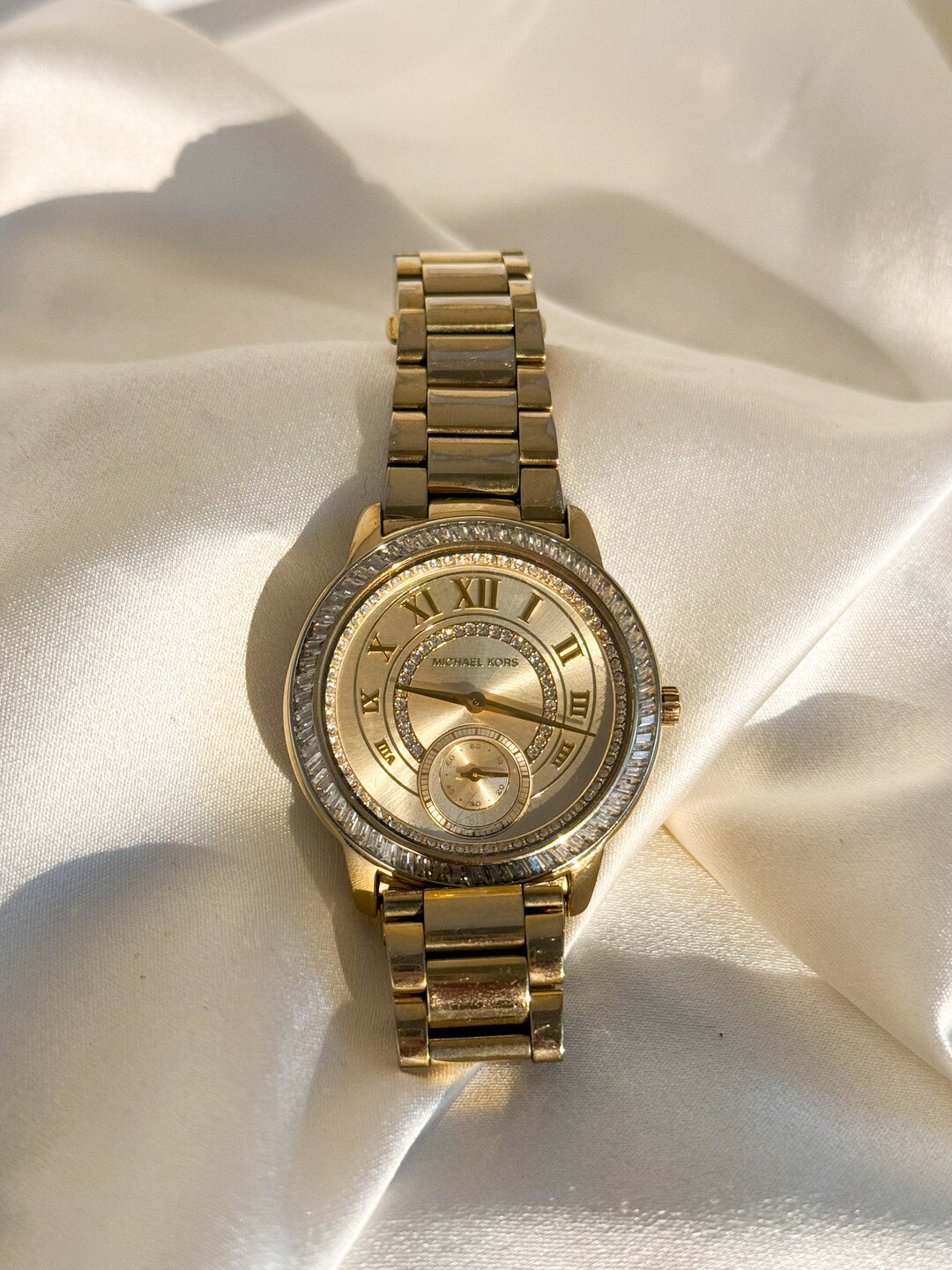 Michael Kors Women's Mk6287 Madelyn Gold Quartz Watch Restored New ...