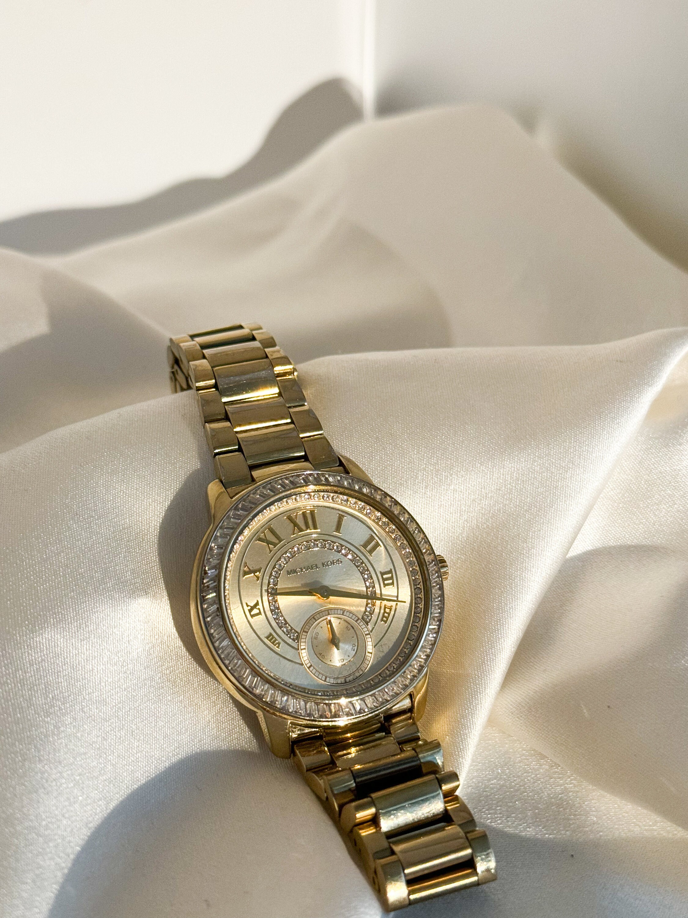 Michael Kors Women's Mk6287 Madelyn Gold Quartz Watch Restored New ...