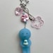 Blue Smiski Keychain, Smiski Bag Charm, Bag Charm With Carabiner, Blue ...
