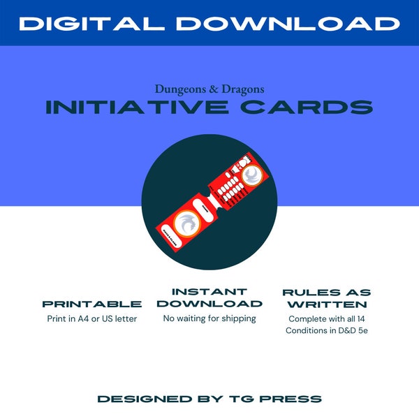Initiative Tracker Printable Dnd - Etsy