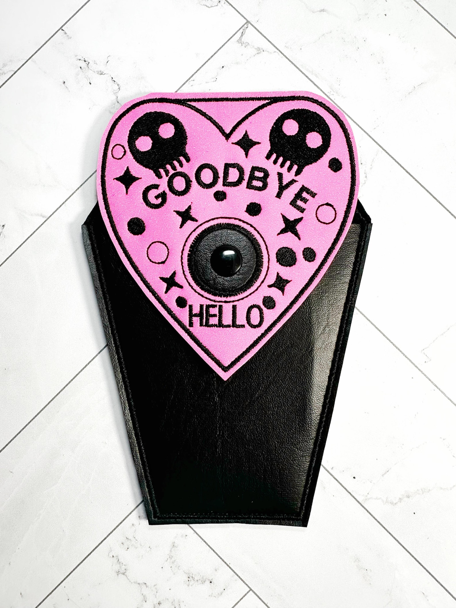 Planchette Machine Embroidery Horror Coffin Glasses Case Ith in the ...