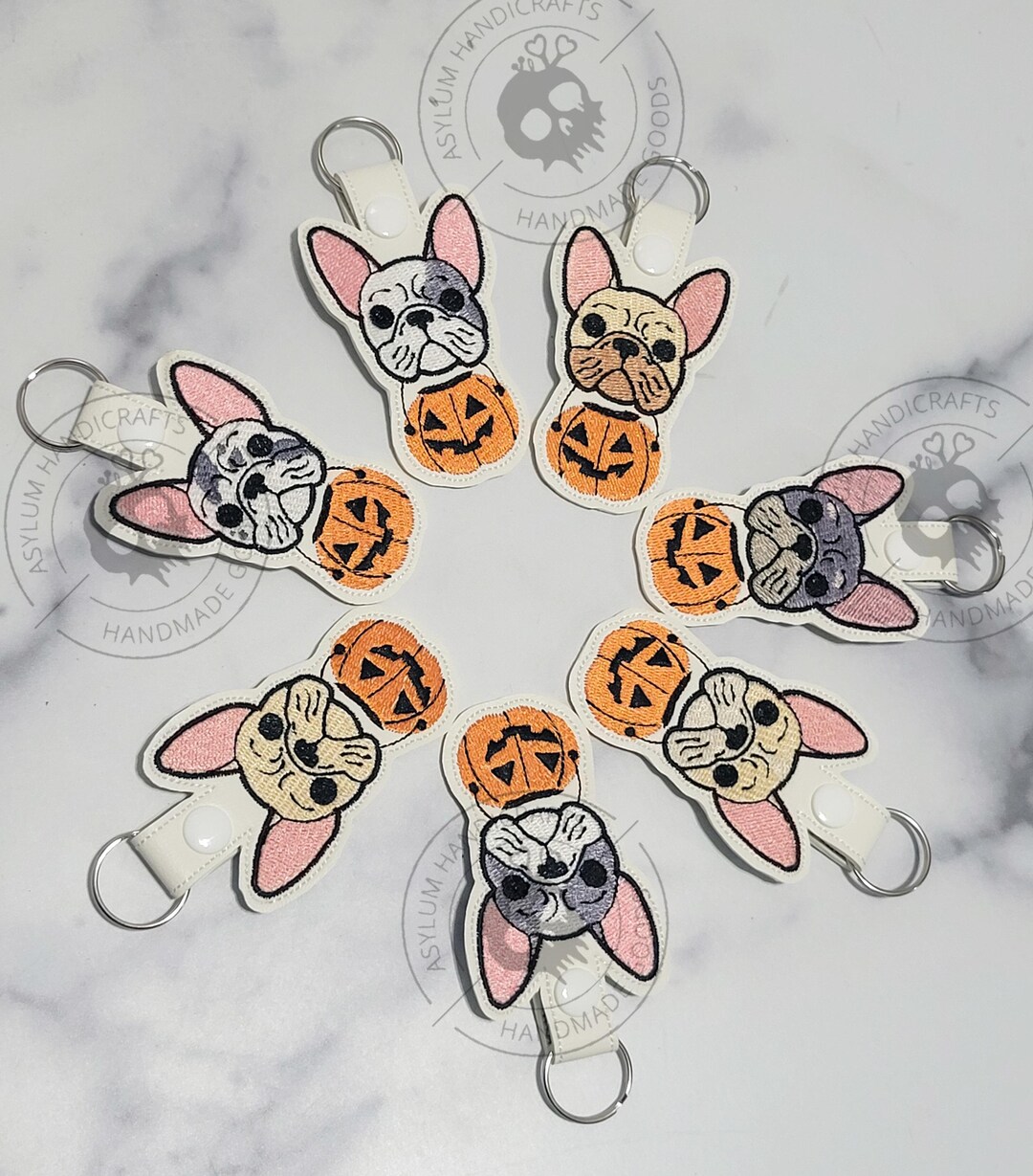 French Bulldog Embroidery Design Spooky Halloween Pup Frenchie ITH ...