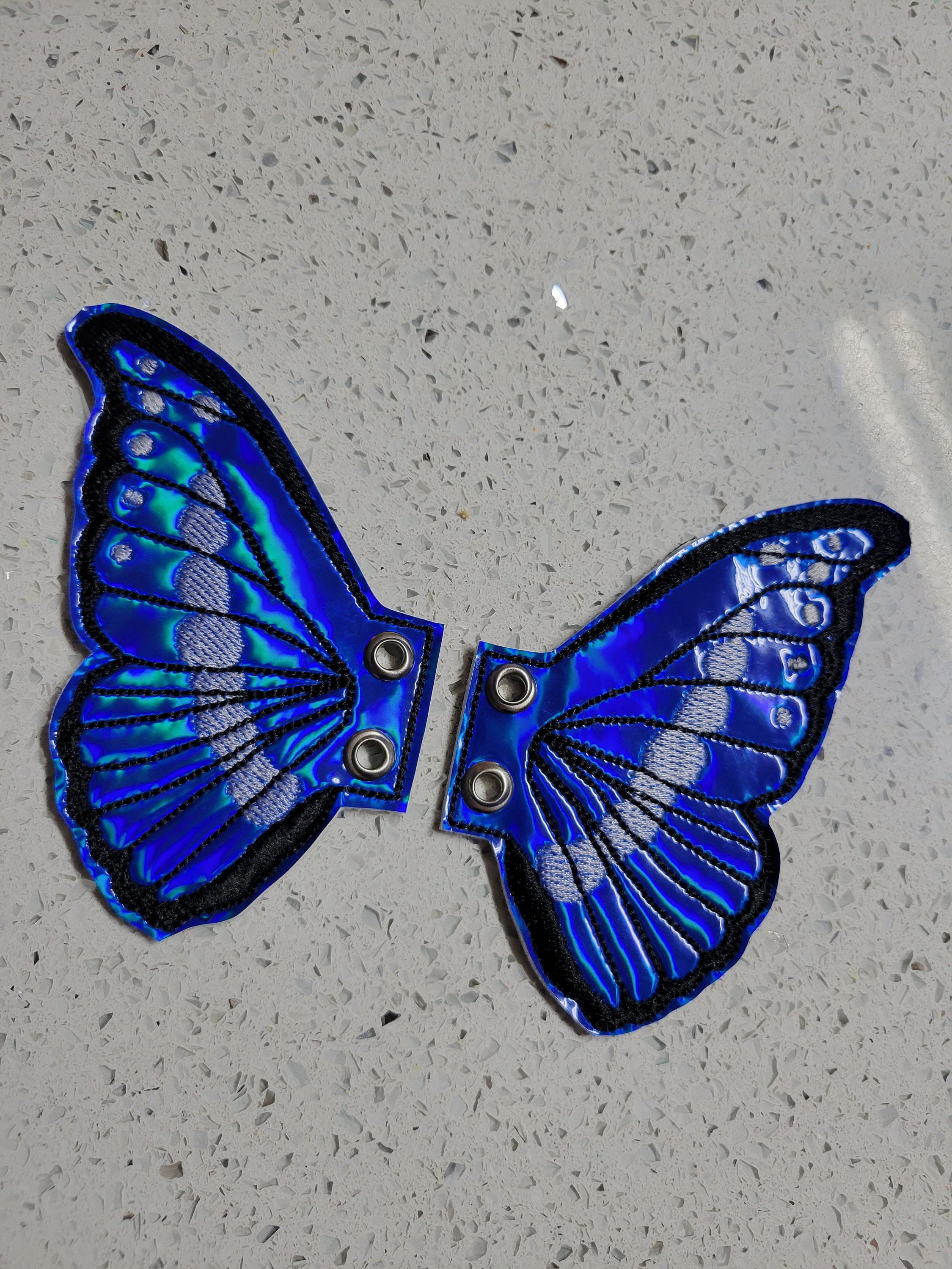 Helena Blue Morpho Embroidery Pattern Digital Pattern Butterfly Boot ...