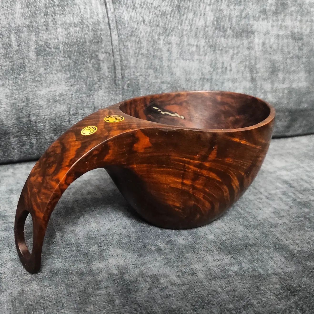 Handcarved Wood Kuksa Bushcraft Mug Wood Carving Coffee - Etsy