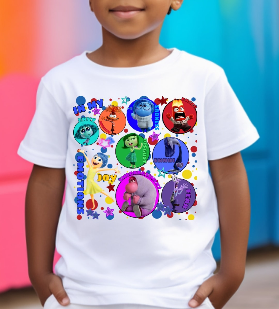 Inside Out 2 T Shirt 1 Png Designs for Sublimation or Dtf - Etsy
