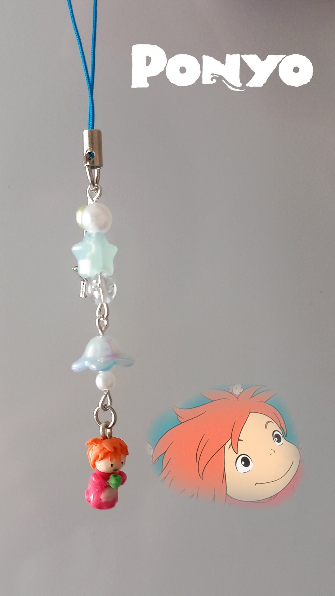 Studio Ghibli - Ponyo Phone Charm, Perfect as a Gift, Accessories ...