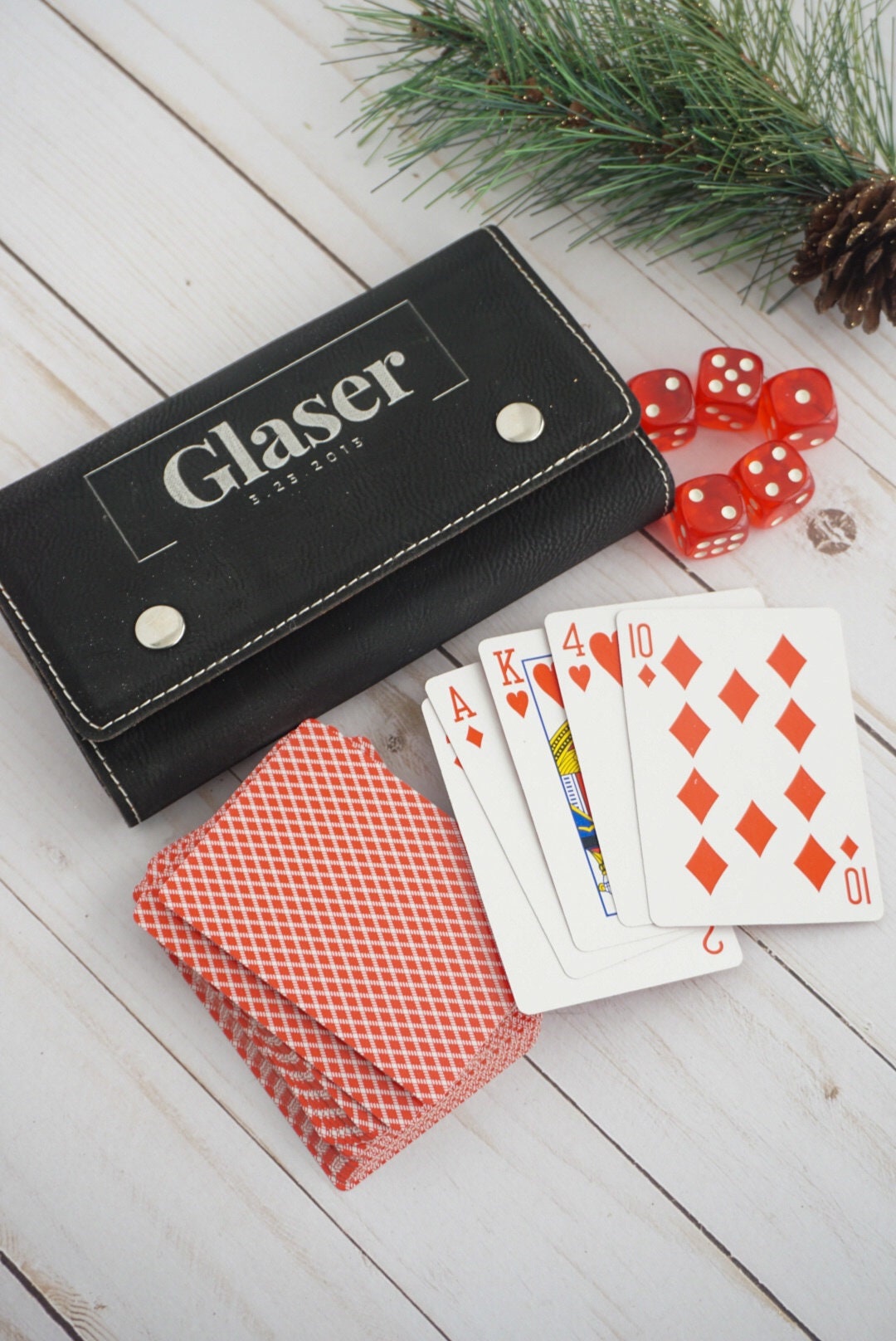 Personalized Card and Dice Set, Wedding, Groomsmen, Housewarming, Gift ...