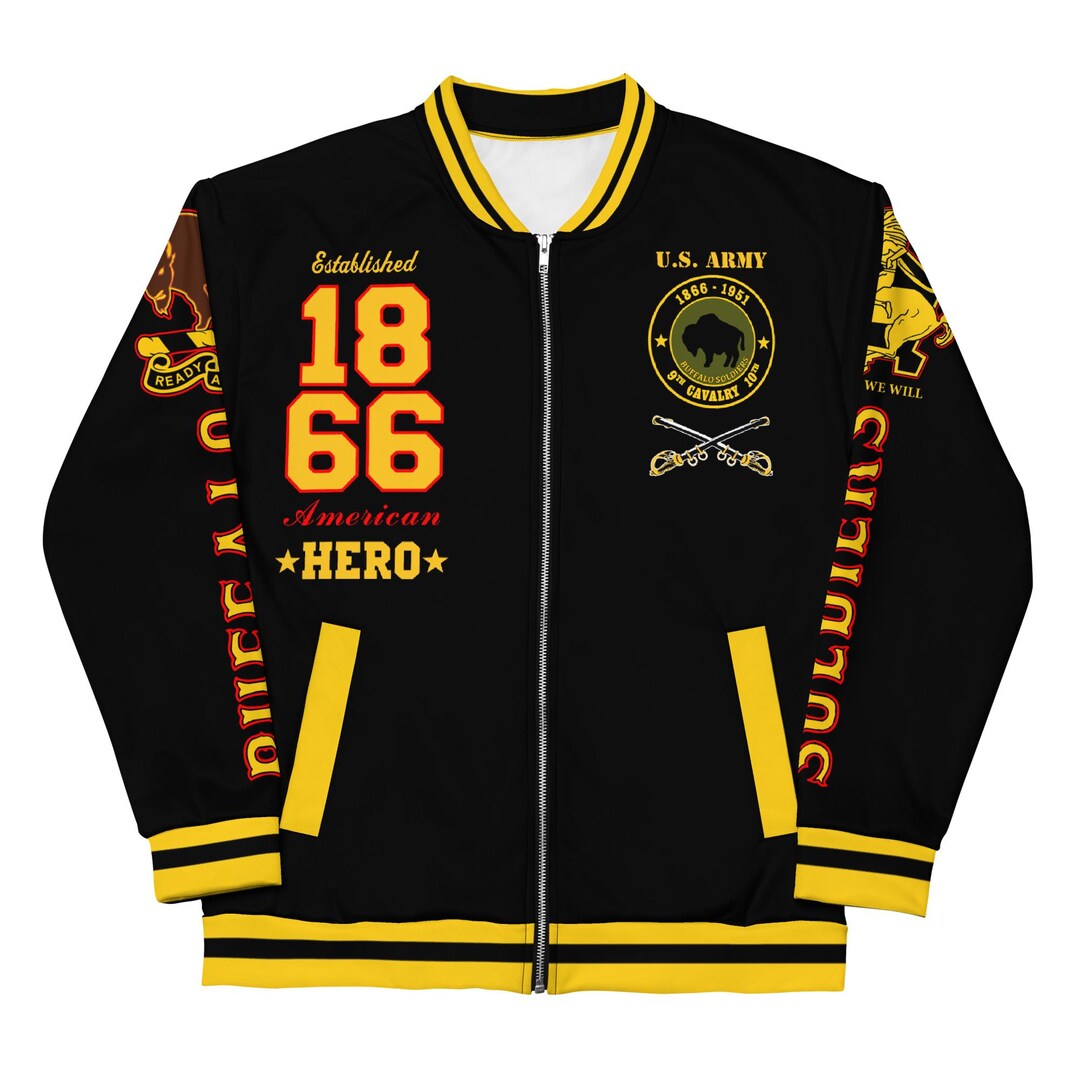 Buffalo Soldiers Heritage Bomber Jacket – Honor History in Style - Etsy
