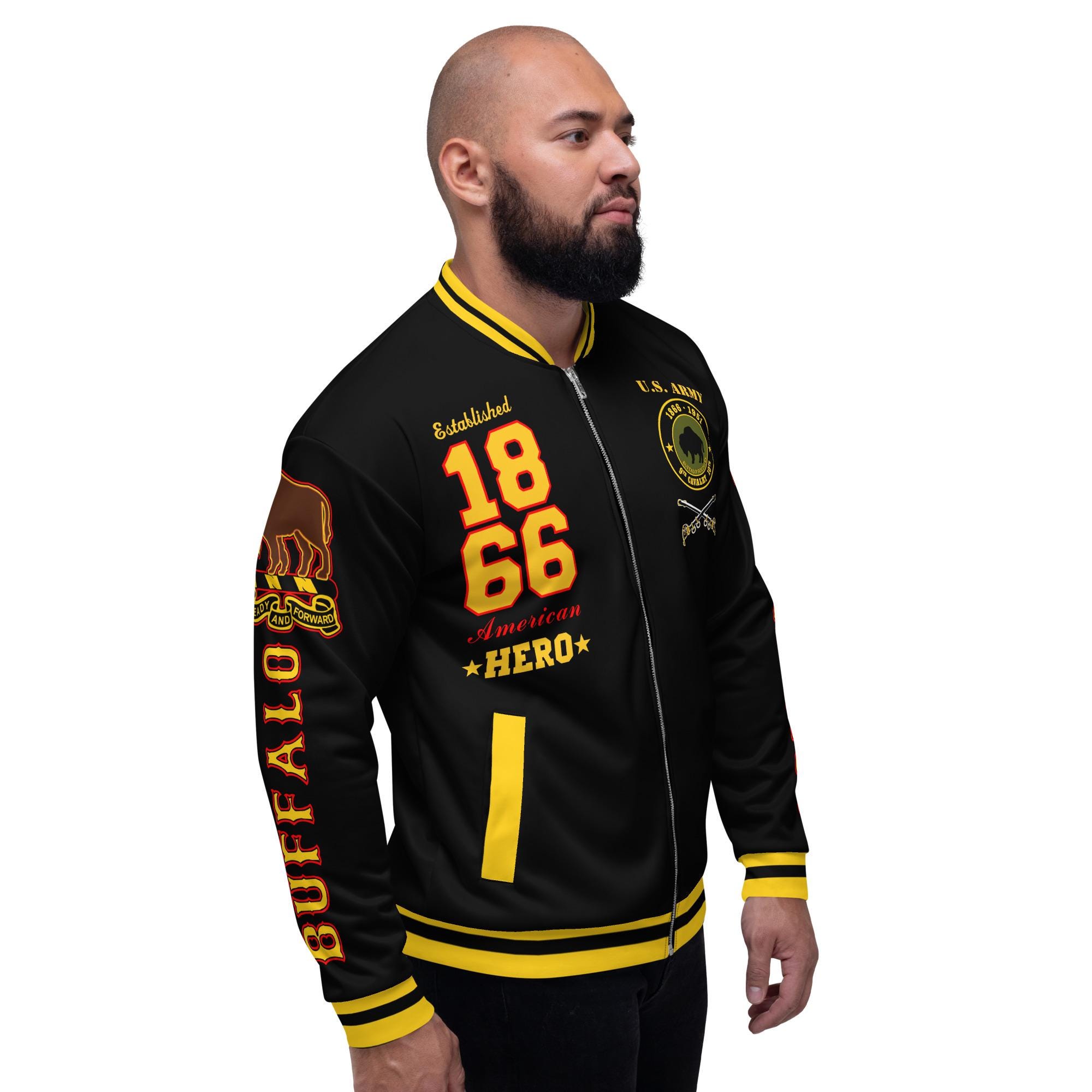 Buffalo Soldiers Heritage Bomber Jacket – Honor History in Style - Etsy