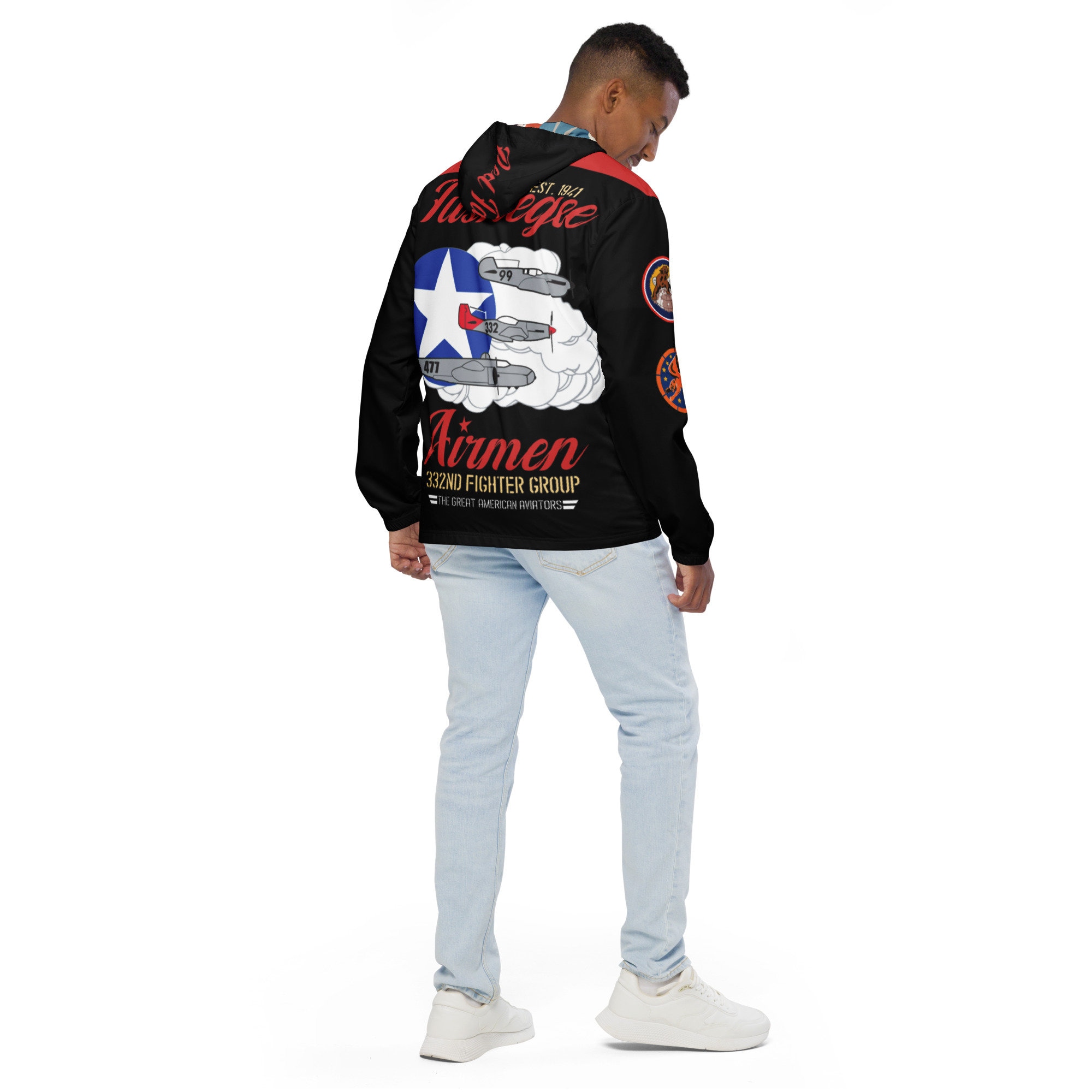 Tuskegee Airmen Tribute Windbreaker - Valor and Legacy Men's Jacket - Etsy