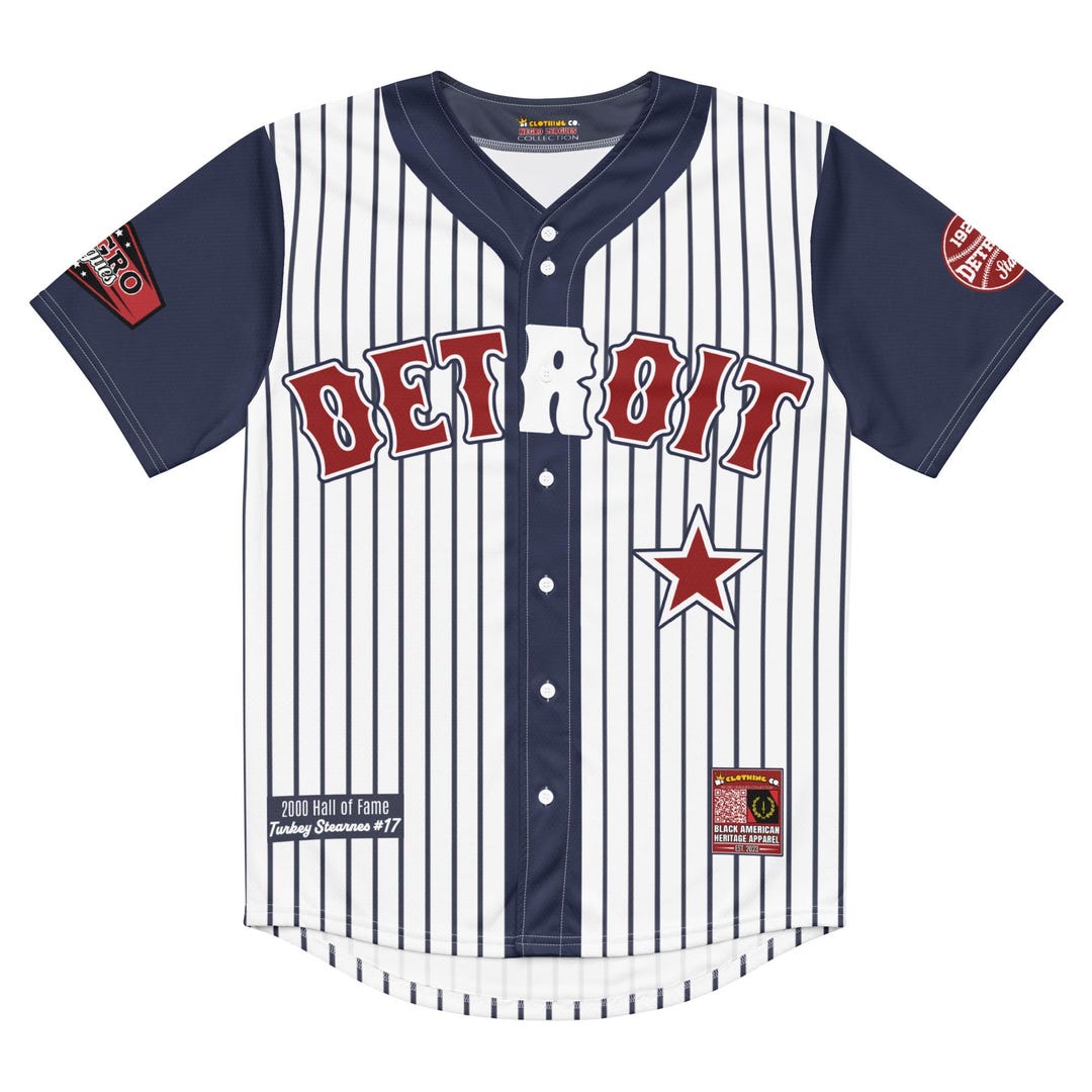 Detroit Stars Negro League Jersey - Vintage Replica, Eco-friendly ...