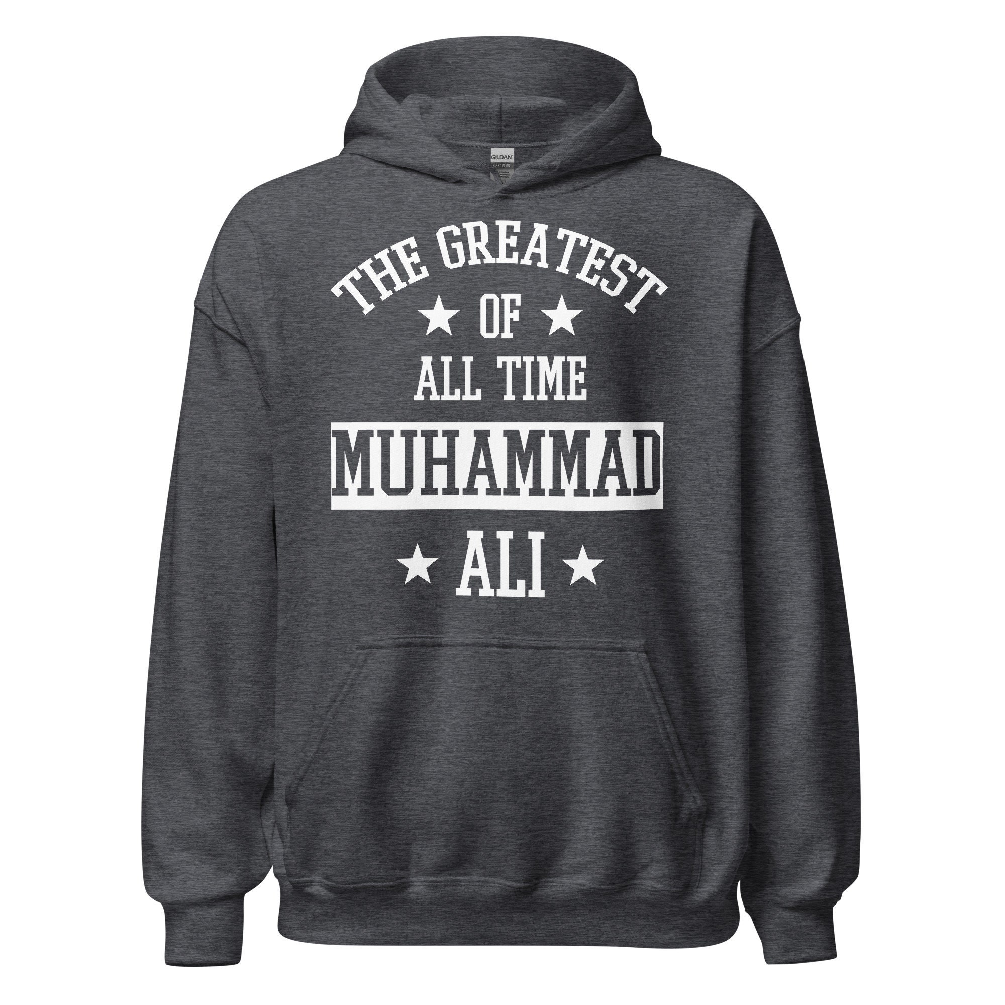 Muhammad Ali Greatest of All Time Hoodie Black History Heritage Fashion ...