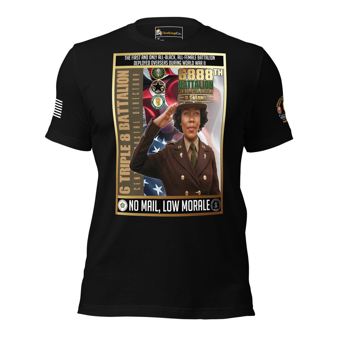 Six Triple Eight Tribute T-shirt – Honor the 6888th Battalion's Legacy ...