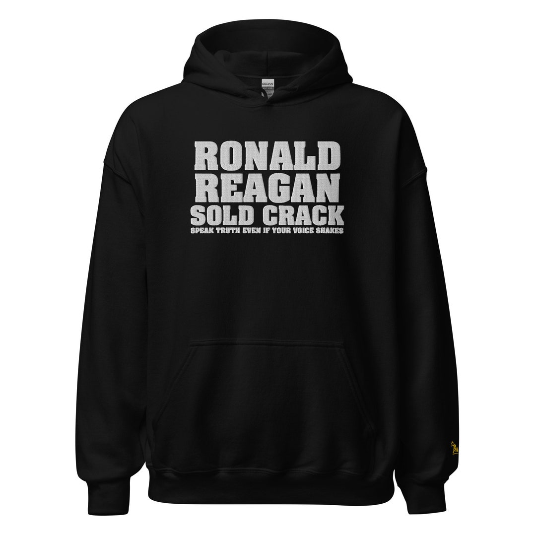 Reagan Riddles Witty Embroidered Hoodie With a Historical Twist - Etsy