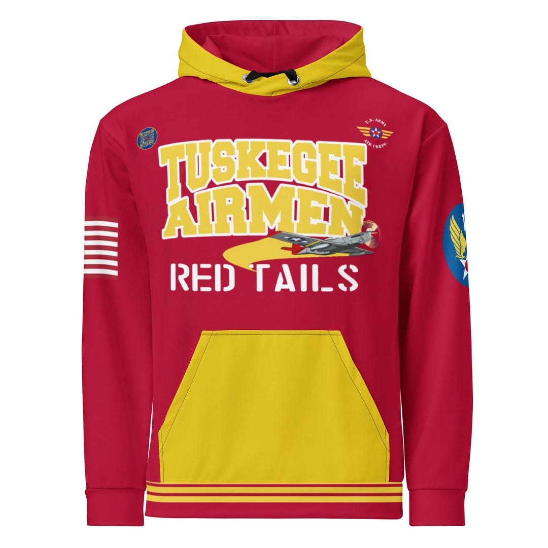 Tuskegee Airmen Tribute Hoodie - Celebrate Black History & Valor ...