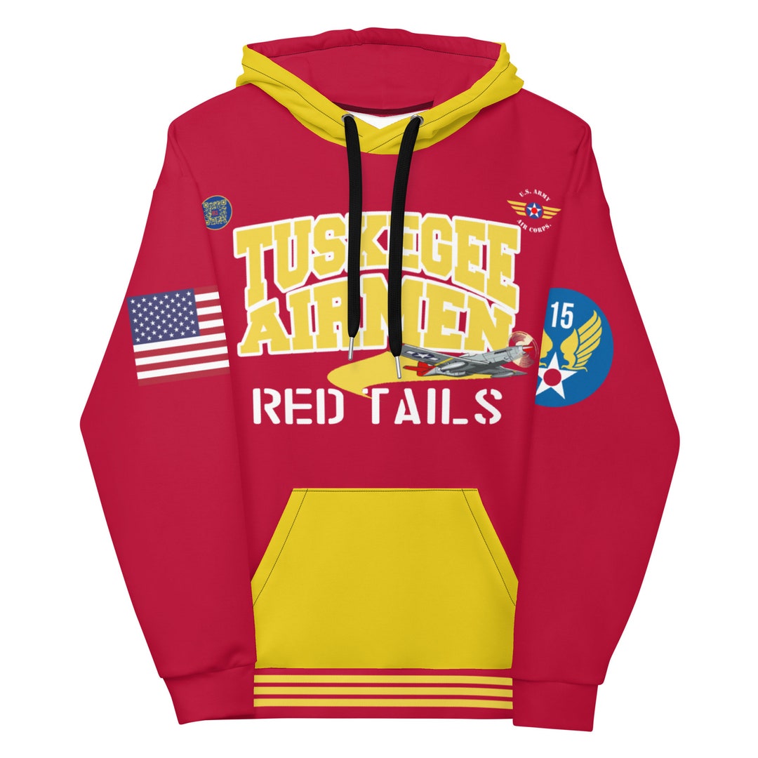 Tuskegee Airmen Tribute Hoodie - Celebrate Black History & Valor ...