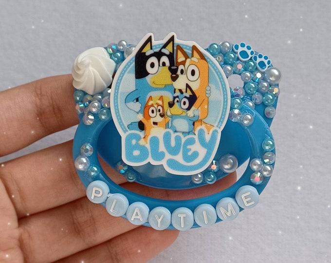 Bluey Adult Deco Pacifier Agere Paci - Etsy UK