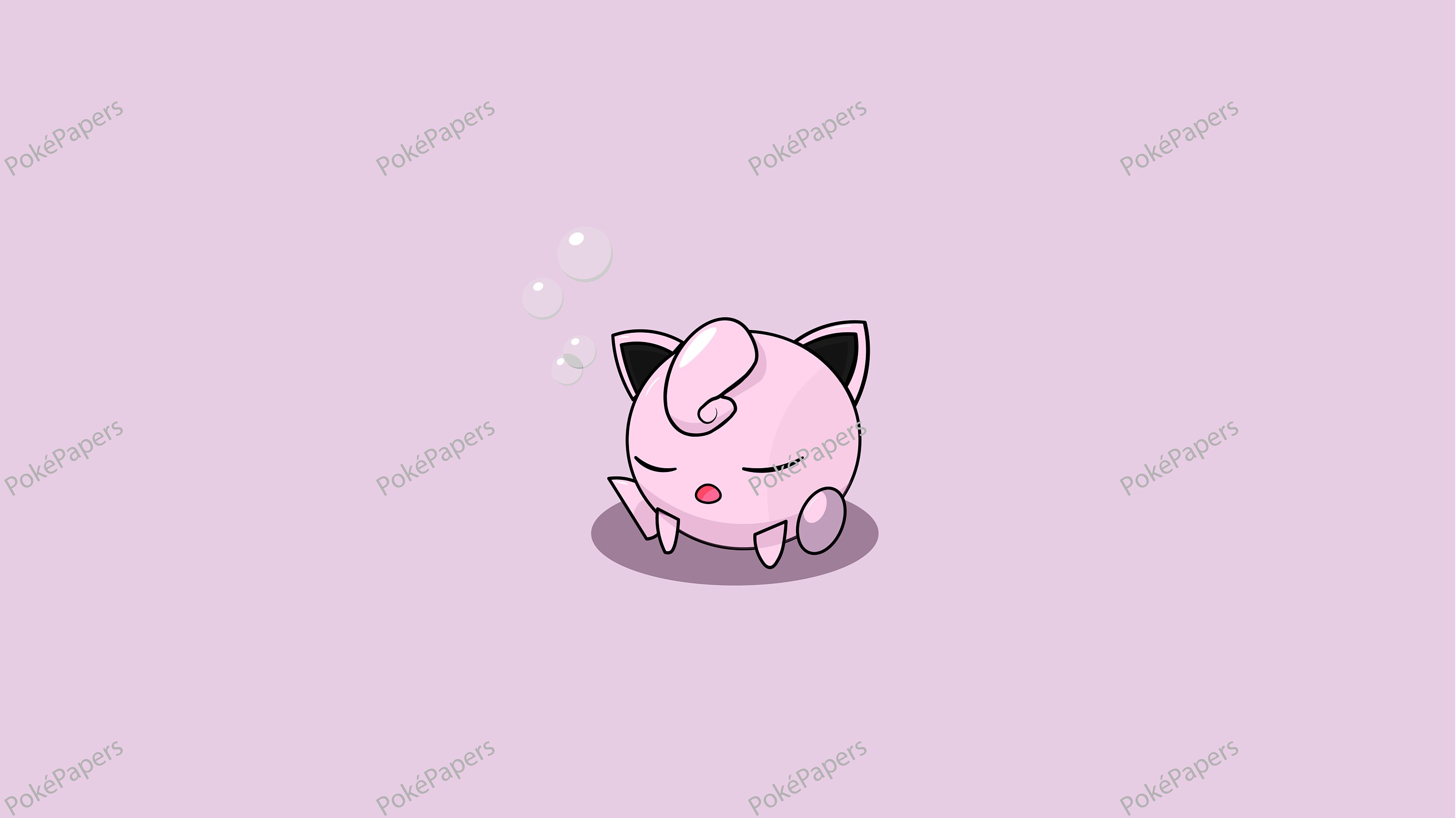 Jigglypuff Wallpaper Digital Pokemon Wallpaper for - Etsy