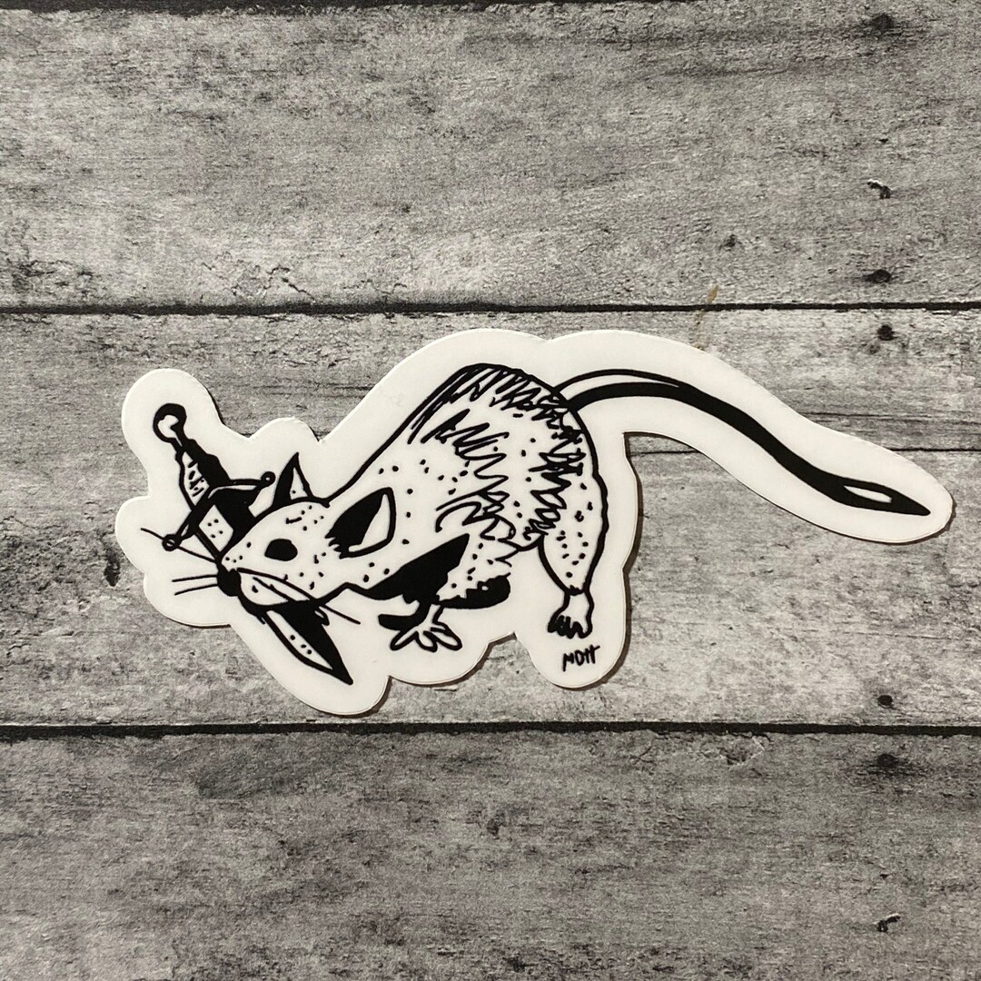 3 Mouse With Weapon Sticker Funny Animal, Funny Mouse Sticker - Etsy