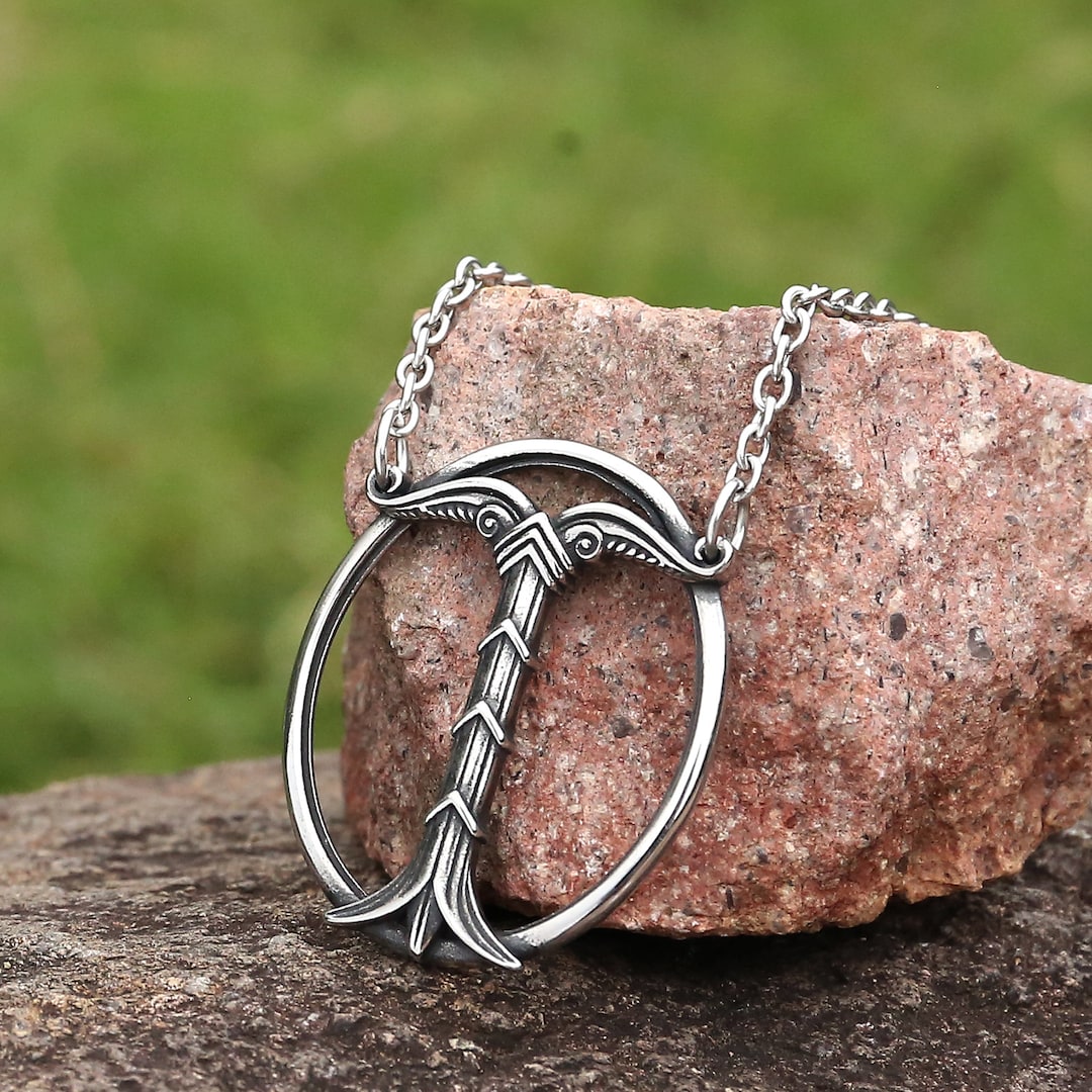 Irminsul Necklace Germanic Pendant Stainless Steel Pol Pendant - Etsy