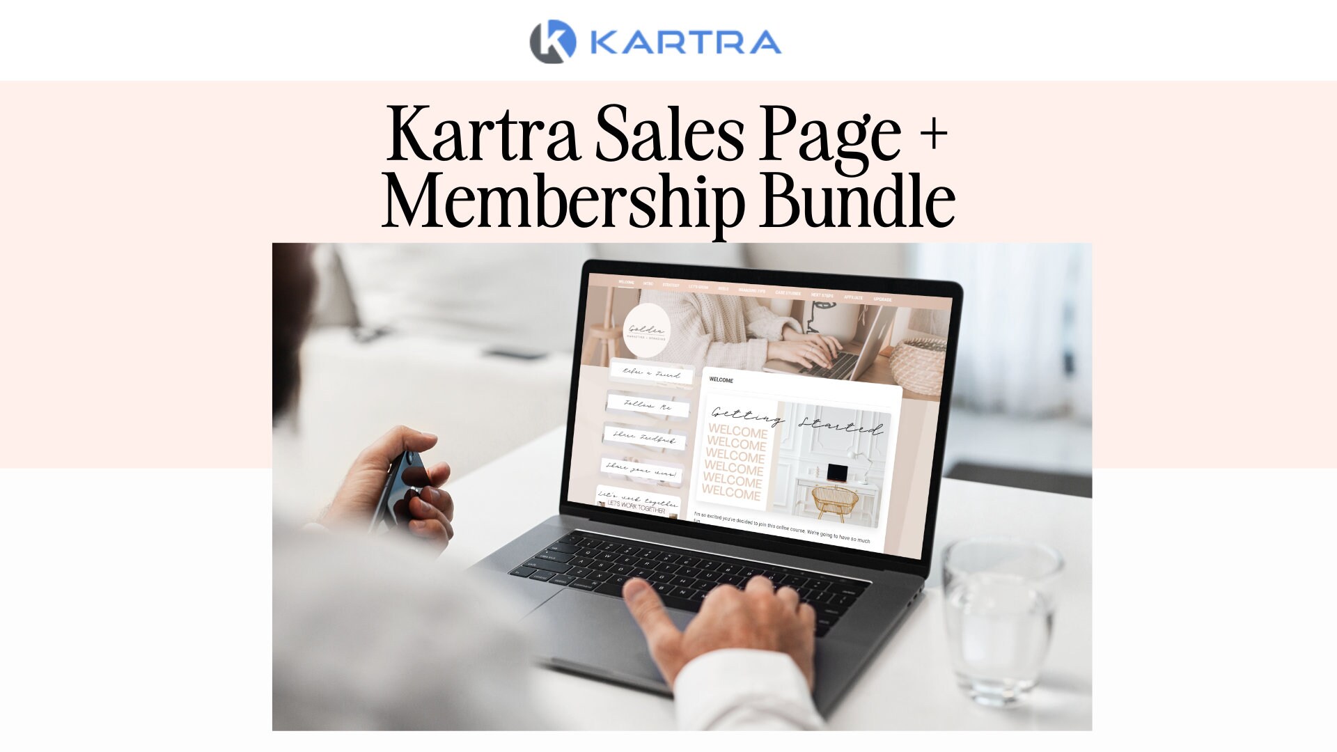 Kartra Template Membership Site Kartra Website Kartra Sales Page Coaching Course Creation - Etsy