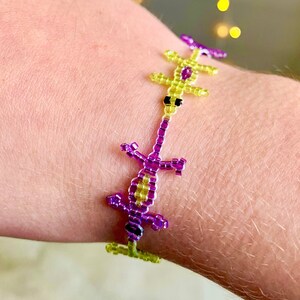 Alien Swag Bead Lizard Bracelet Rainbow Titanium Clasp With Star Charm ...