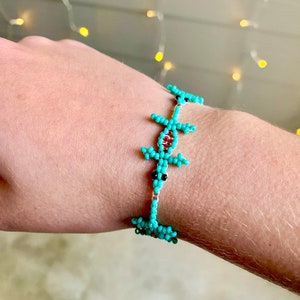 Arizona Bead Lizard Bracelet Rainbow Titanium Clasp With Star Charm - Etsy