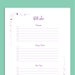 Printable To-do List in Various Colors and Various Templates, Daily ...