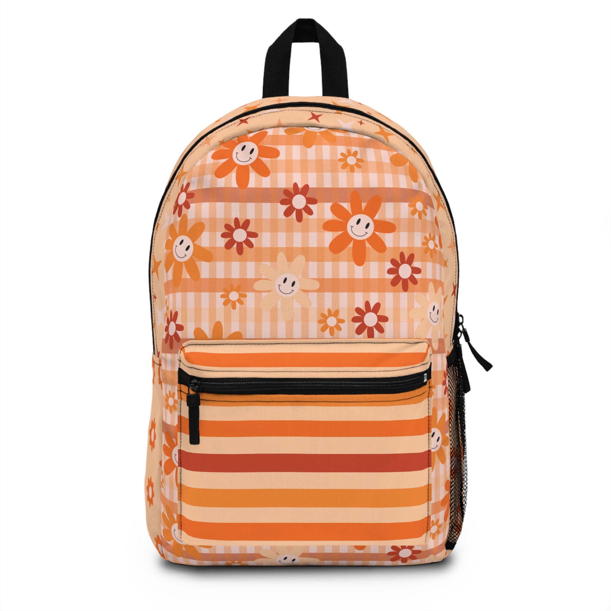 Retro Smiley Face Backpack, Back to School, Teen Backpack, Kids ...