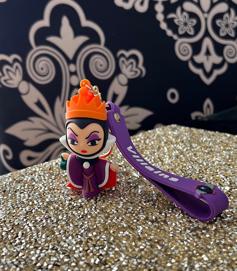 Disney 3D Villains Keychains Villains Witches Evil - Etsy