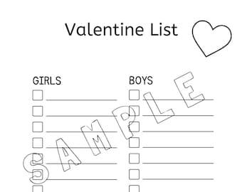 Valentine's Day Cards, Kids Classroom Valentine's Day Cards, Printable ...