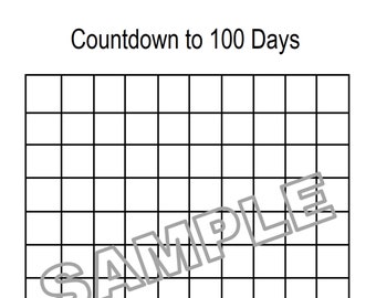 100 Days of School Countdown - Etsy