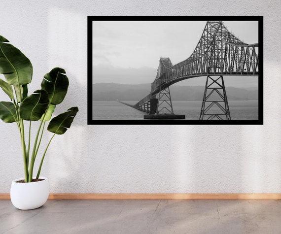 FIVE MILE BRIDGE Digital Printable Columbia River Bridge - Etsy