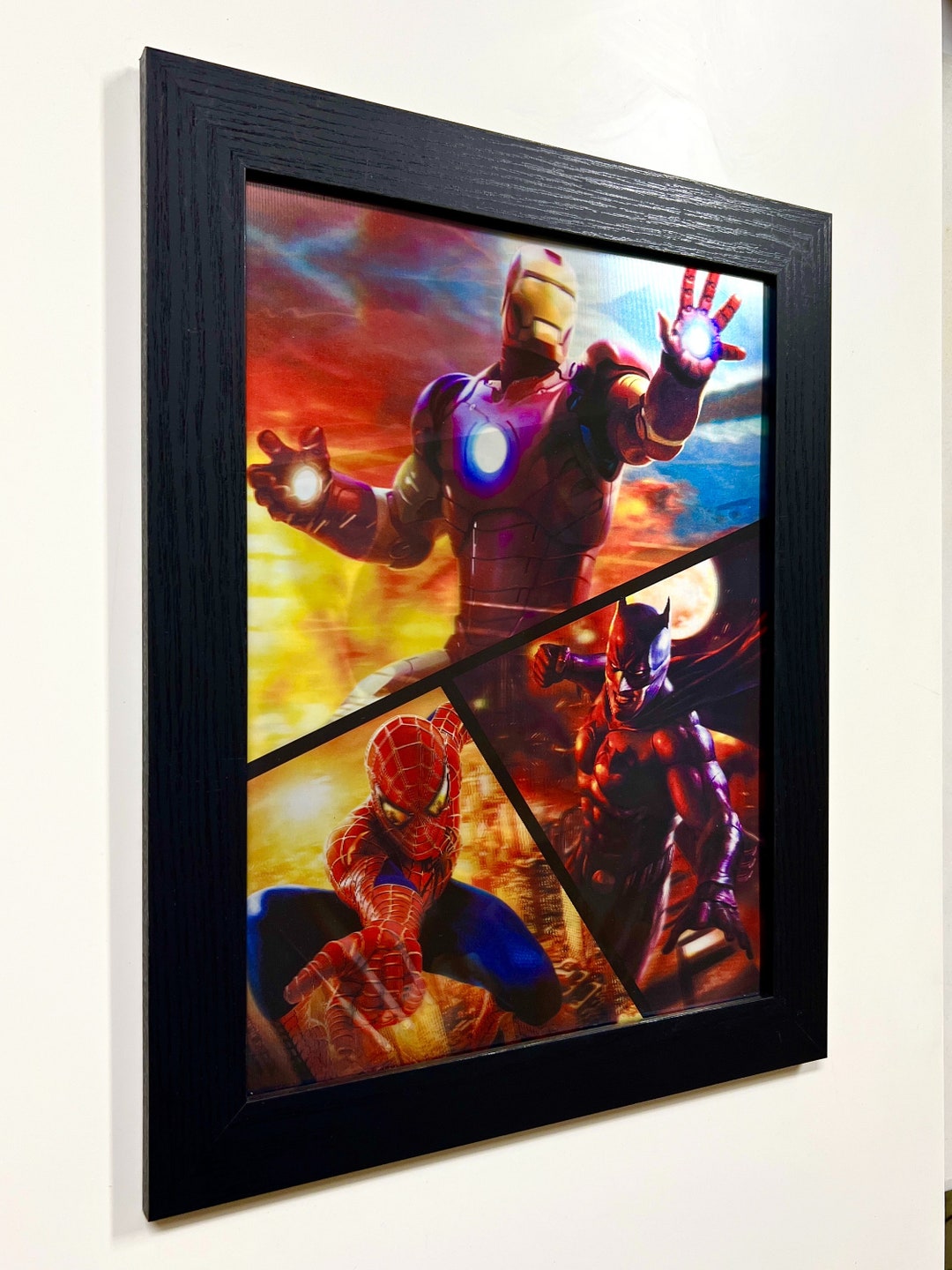 3D Motion Holographic Lenticular Wall Poster With Frame 143 - Etsy