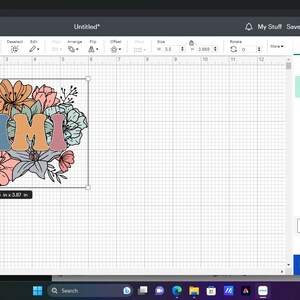 Floral Mimi Png, Mimi Png, Floral Png, Cricut Designs, Floral Prints ...