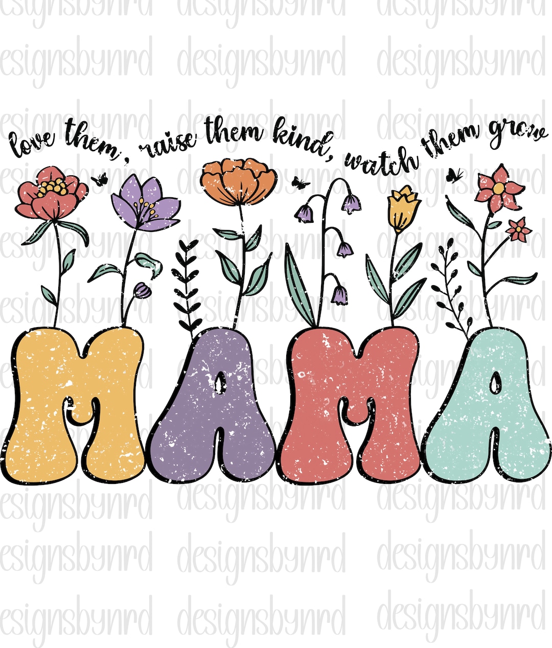 Mama Floral Png, Mama Flower Svg, Mama Flower Png, Mama Floral Svg ...