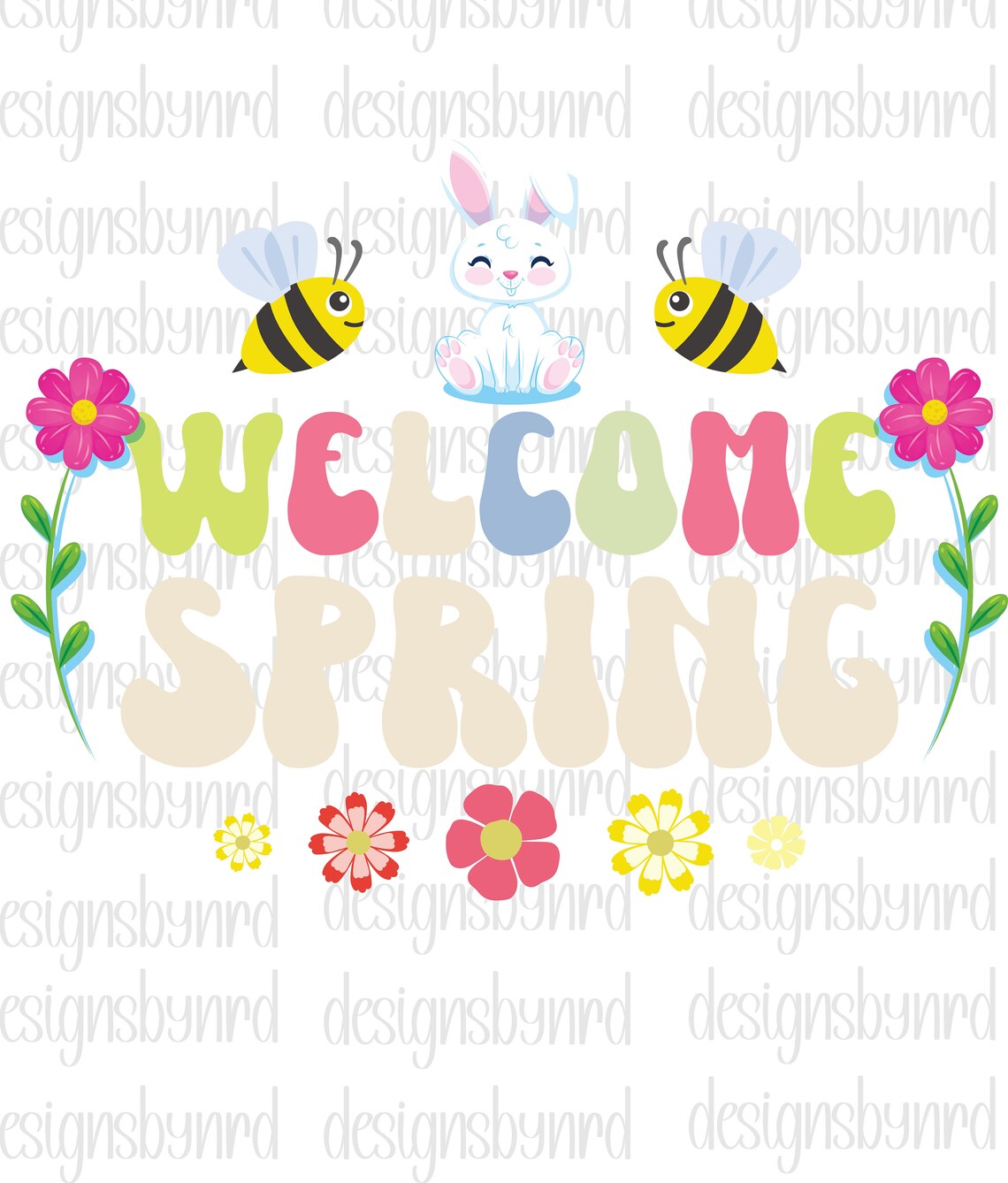 Welcome Spring Svg, Welcome Spring Png, Welcome Spring, Welcome Spring ...