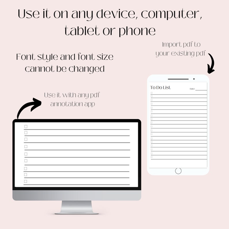 Minimal Printable to Do List Simple Task List Checklist - Etsy Canada