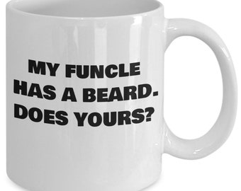 Funcle Coffee Mug Funny Gift for Fun Uncle, Funcle Definition Tea Cup ...