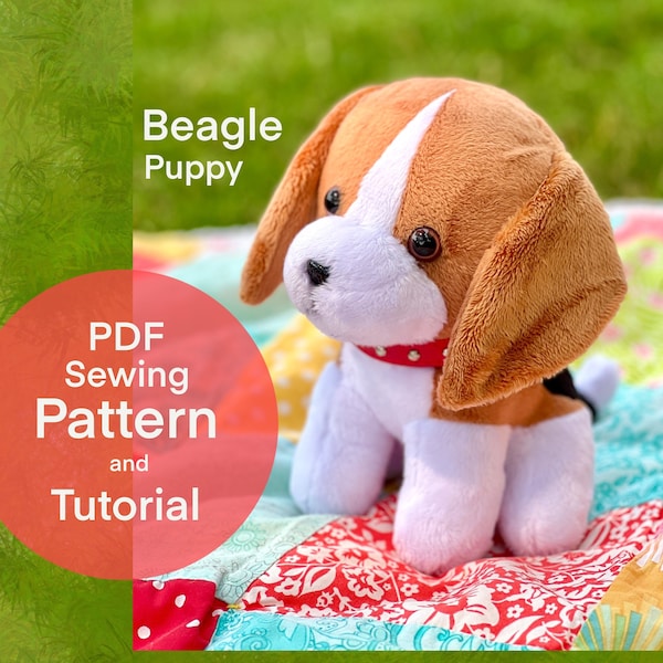 Beagle Stuffed Animal Sewing Pattern - Etsy