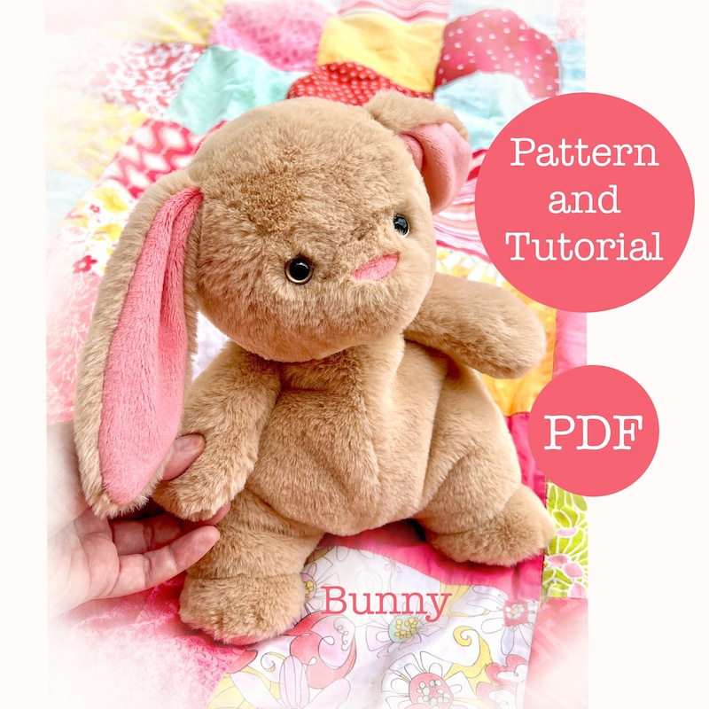 Bunny Plush Pattern - Etsy
