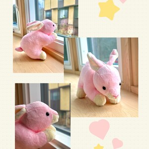 Bunny Rabbit Stuffed Toy Sewing Pattern, Tutorial DIY Plushie Toy ...