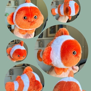Clown Fish Plushy Toy Sewing Pattern, Stuffed Fish Tutorial - Etsy