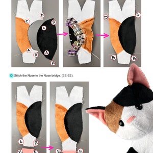 Calico Cat Plushy Toy Sewing Pattern, Stuffed Cat Pattern - Etsy Canada