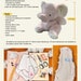 Elephant Plushy Toy Sewing Pattern, Stuffed Baby Elephant Pattern ...