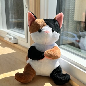 Calico Cat Plushy Toy Sewing Pattern, Stuffed Cat Pattern - Etsy Canada