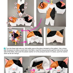 Calico Cat Plushy Toy Sewing Pattern, Stuffed Cat Pattern - Etsy Canada