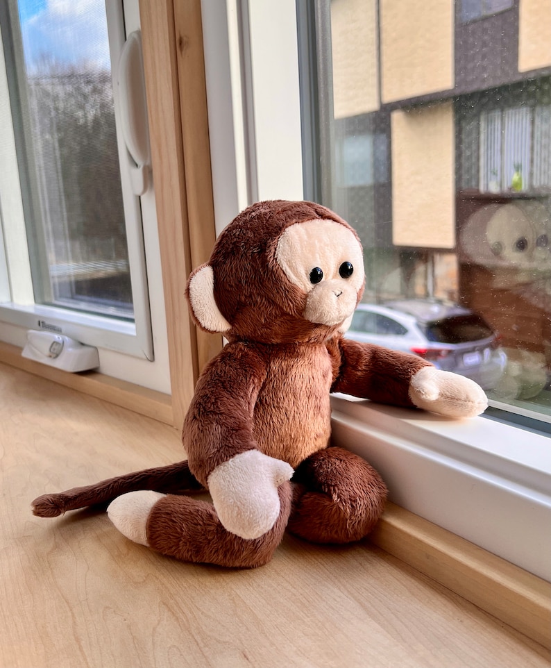 Monkey Plush Sewing Pattern: DIY Stuffed Toy (PDF Pattern) - Etsy